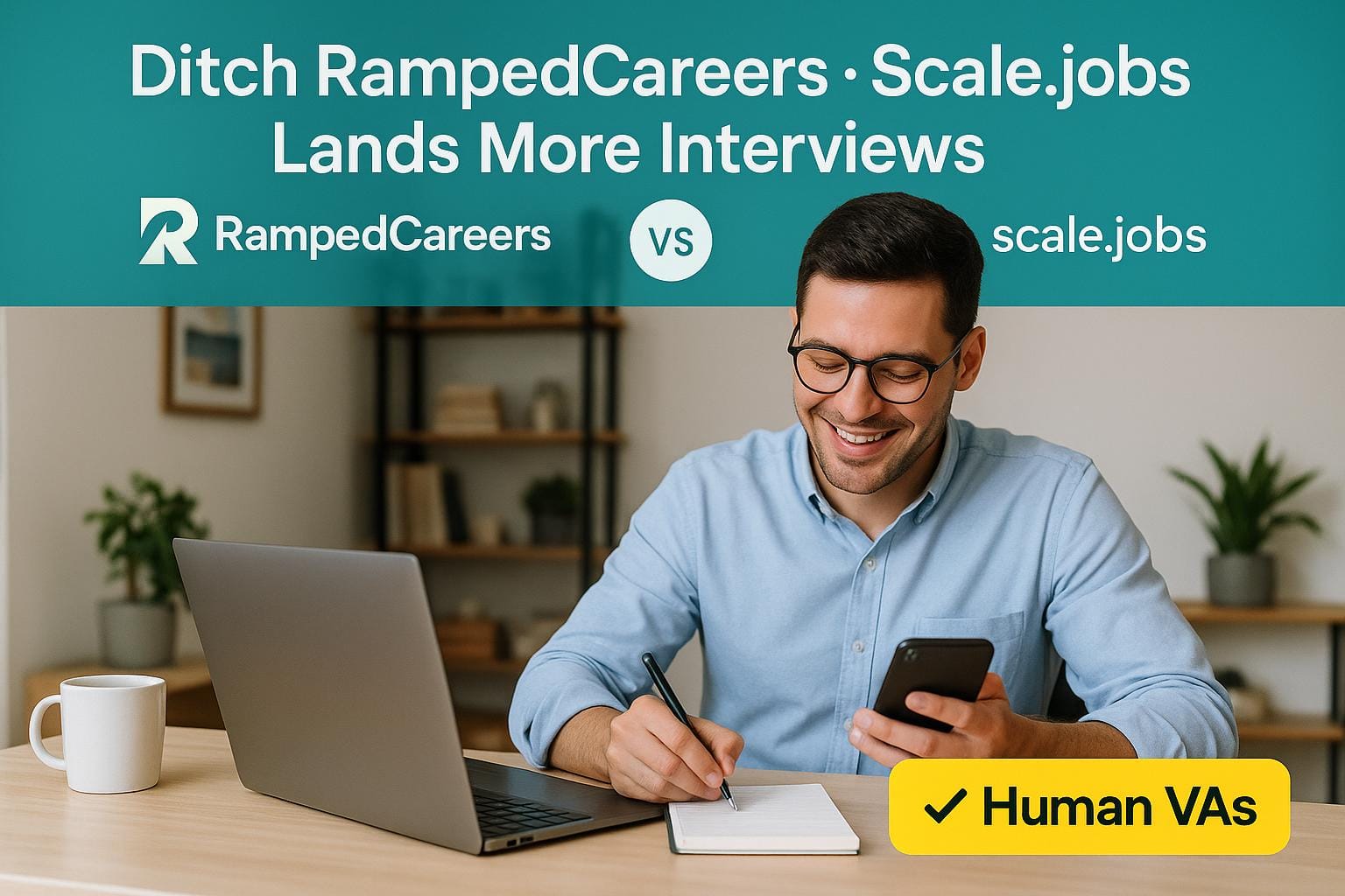 Ditch RampedCareers - Scale.jobs Lands More Interviews