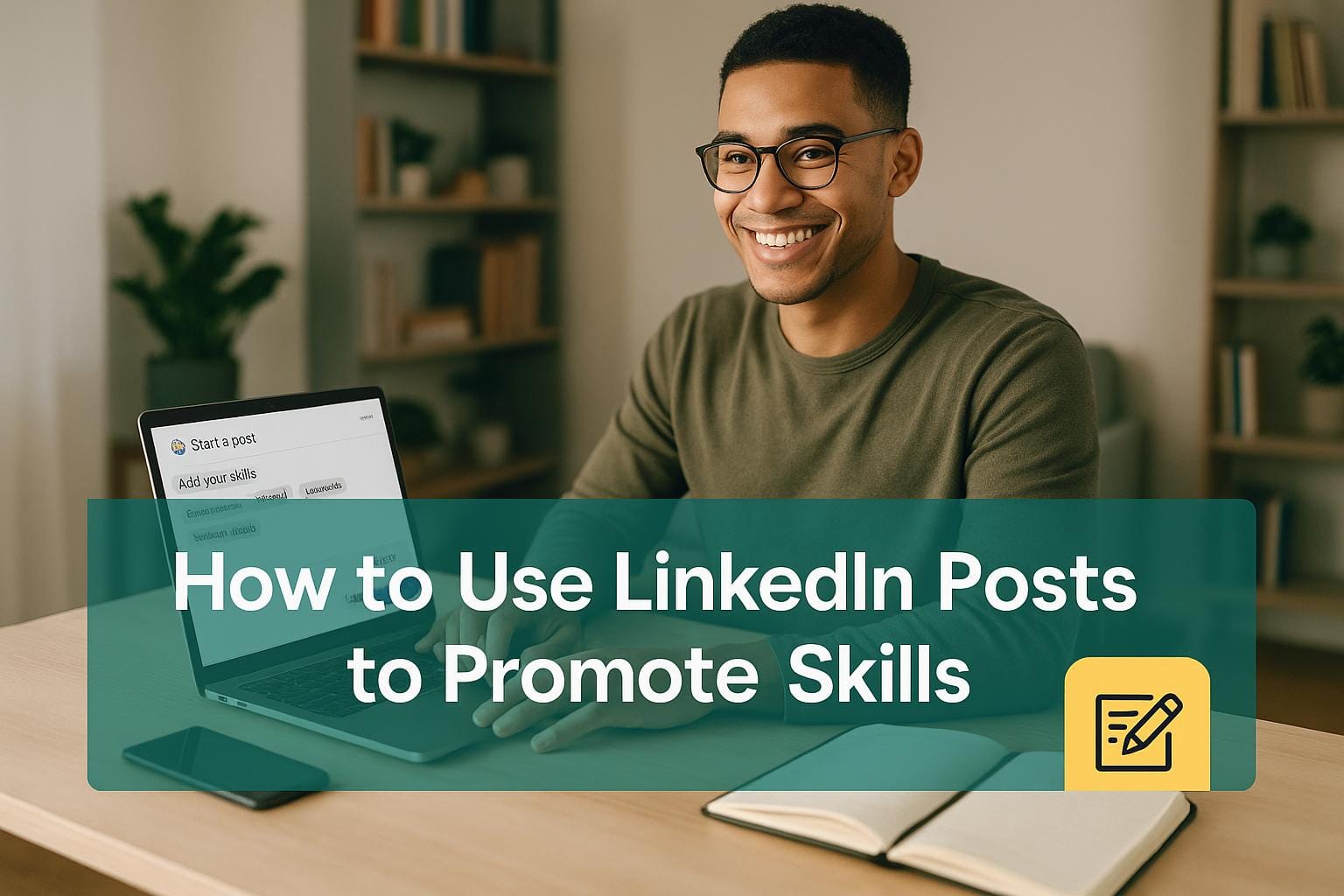 How to Use LinkedIn Posts to Promote Skills