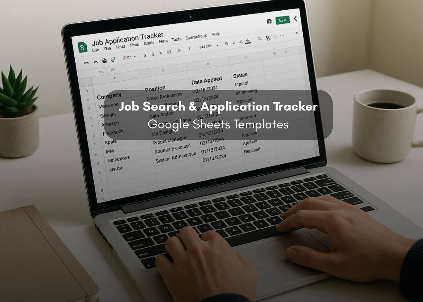 Job Search & Application Tracker Google Sheets Templates